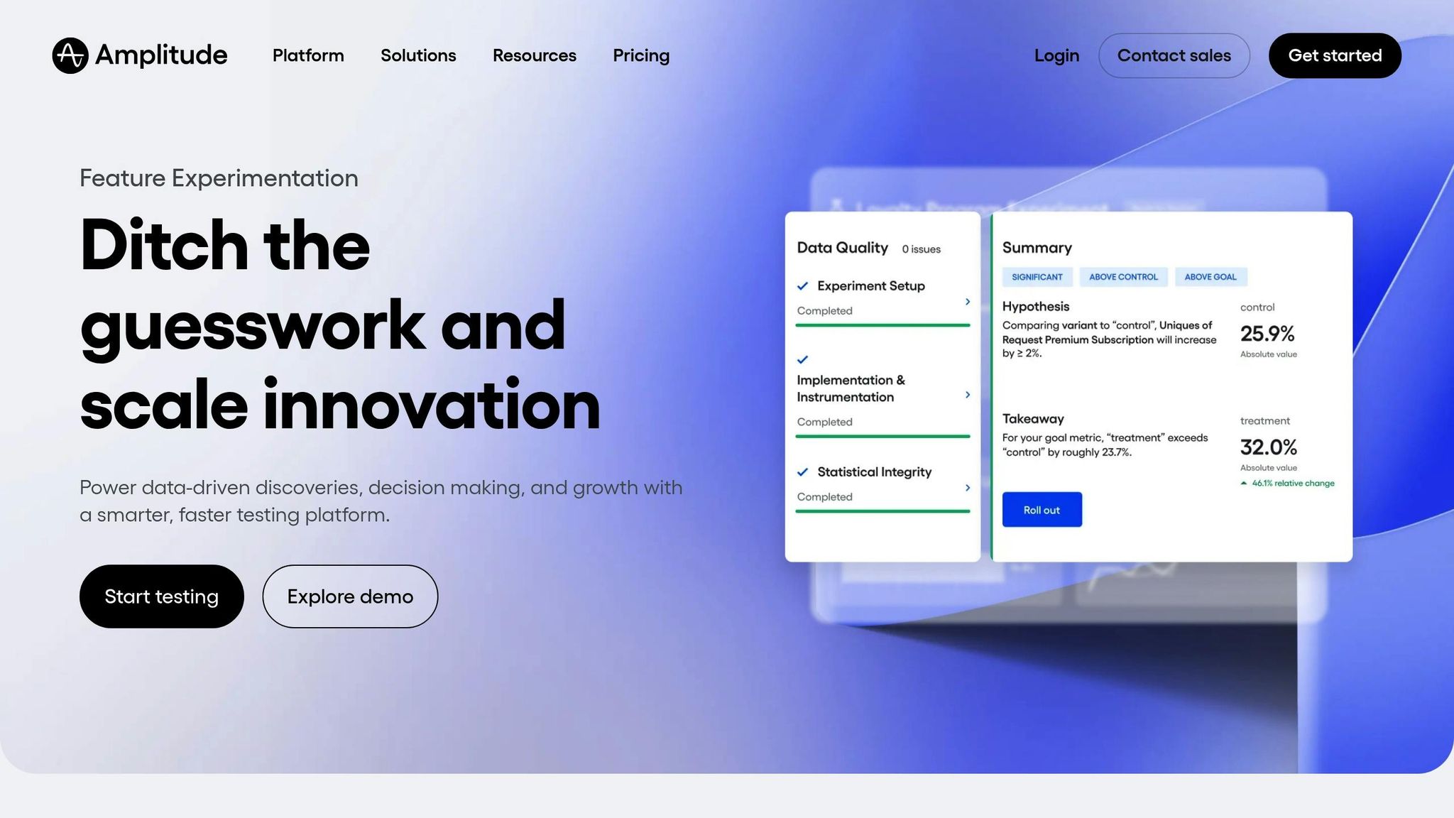 we need to run a/b tests on onboarding flows and automatically roll out ...