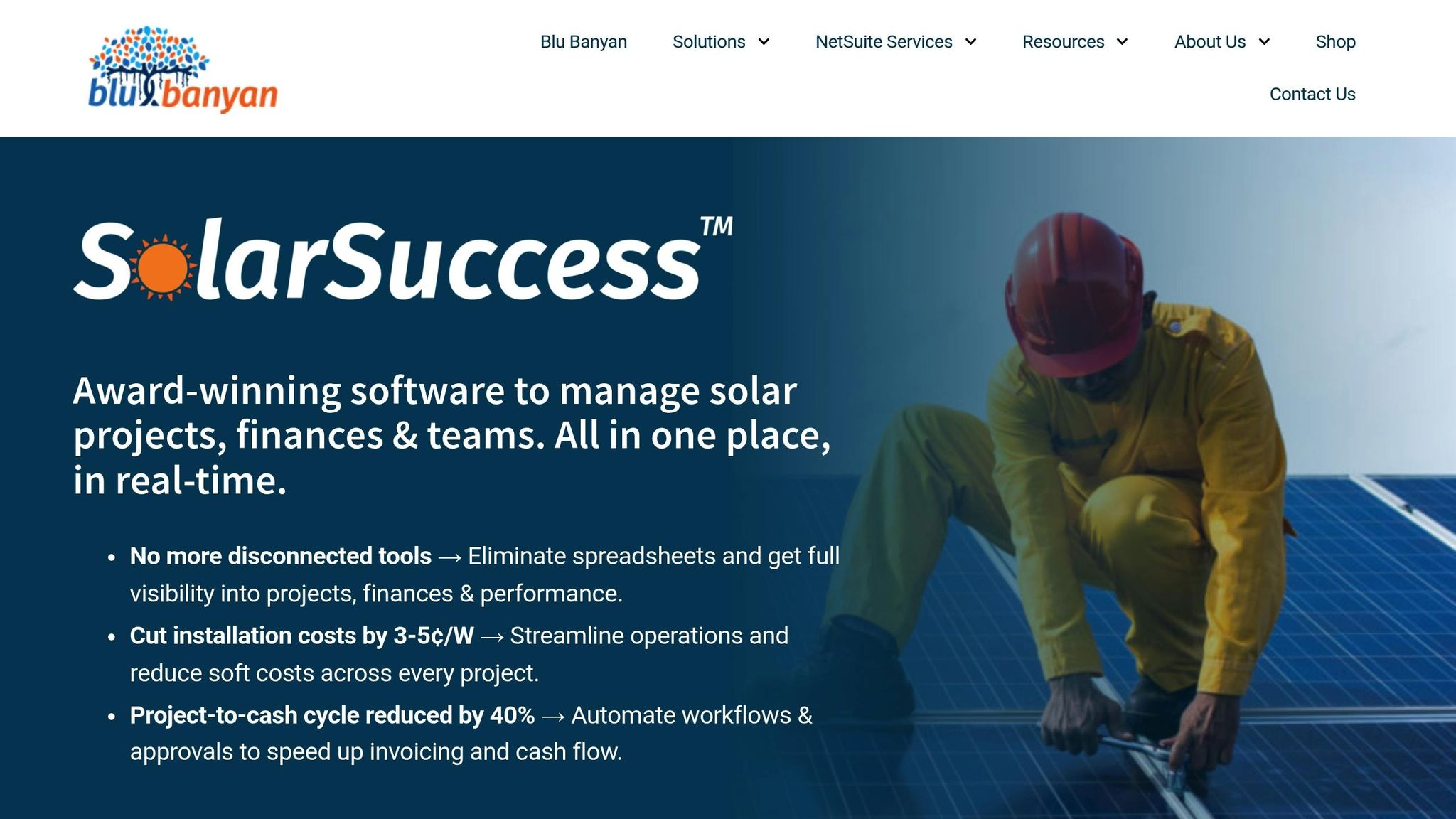 ERP Tools for Solar Cash Flow Forecasting | Blu Banyan