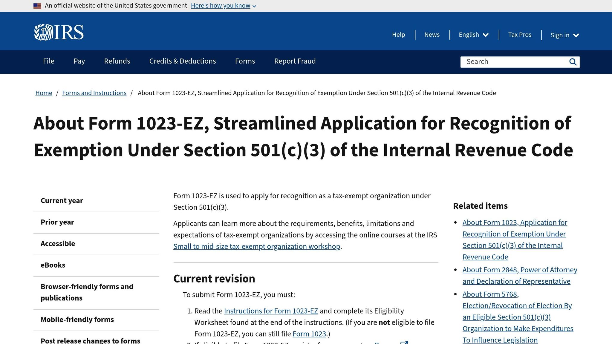 How To Apply for 501(c)(3) Status