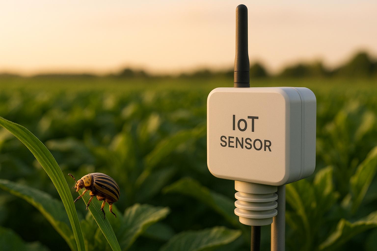 How IoT Sensors Transmit Pest Data - AIGardenPlanner