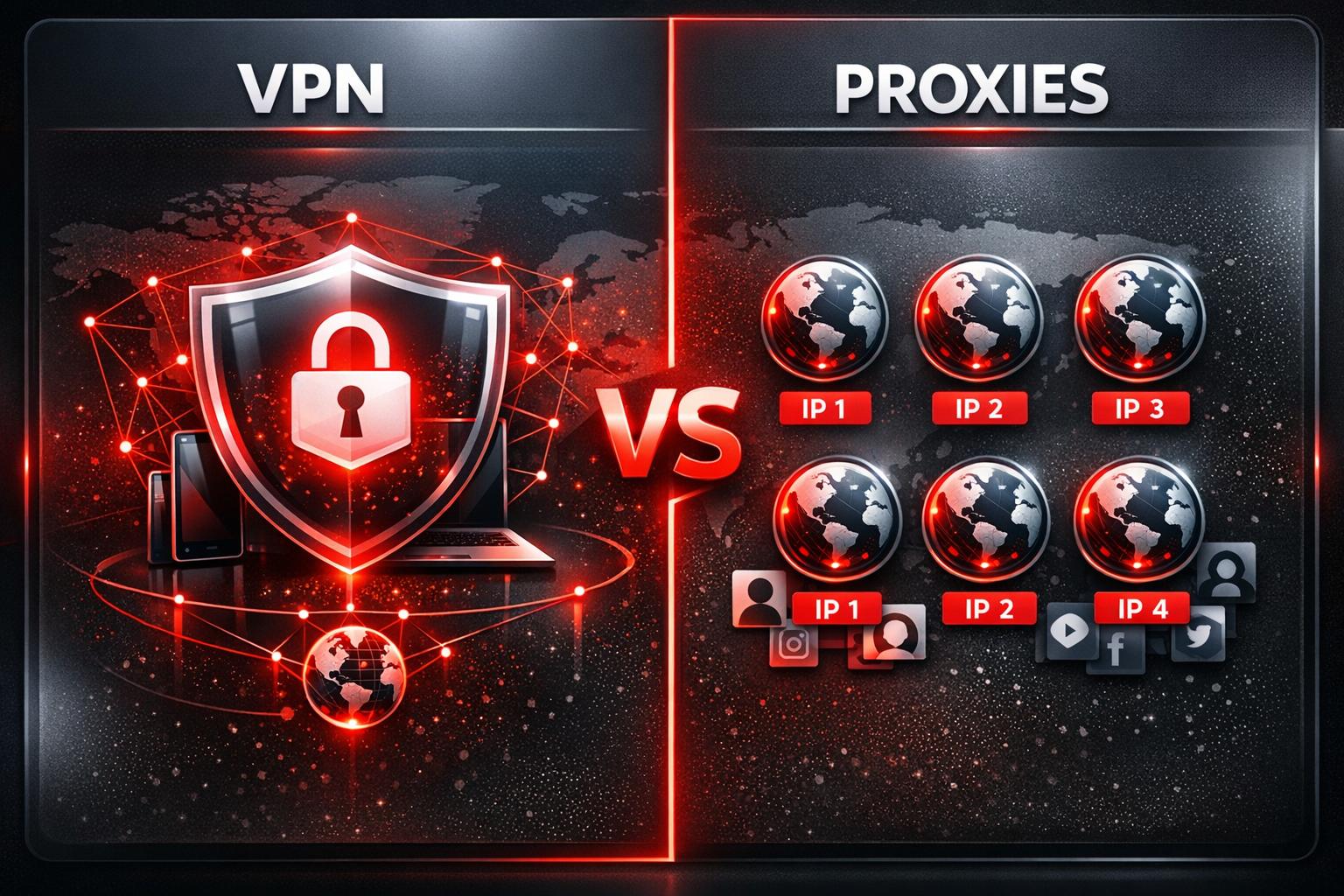 VPN vs. Proxies for Social Media - BirdProxies Blog