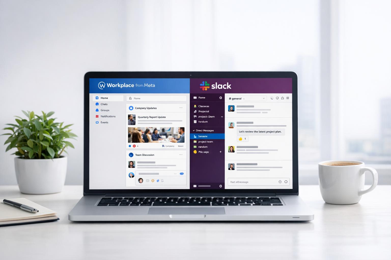 Workplace from Meta vs Slack: Social Networking Tools