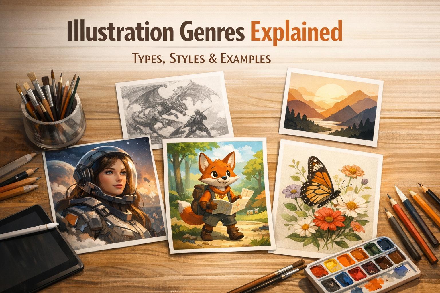 Illustration Genres Explained: Types, Styles & Examples | Illustrations ...