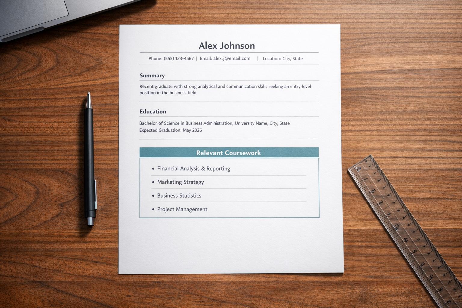 How to List Relevant Coursework on a Resume in 2026