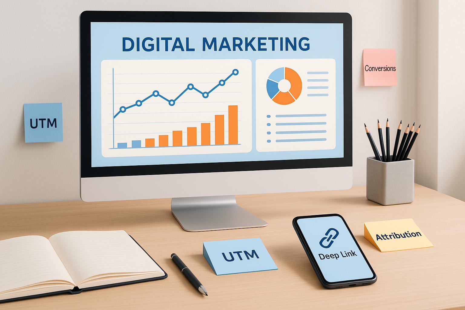 Glossary: utms, tracking, attribution, conversions, deep links ...