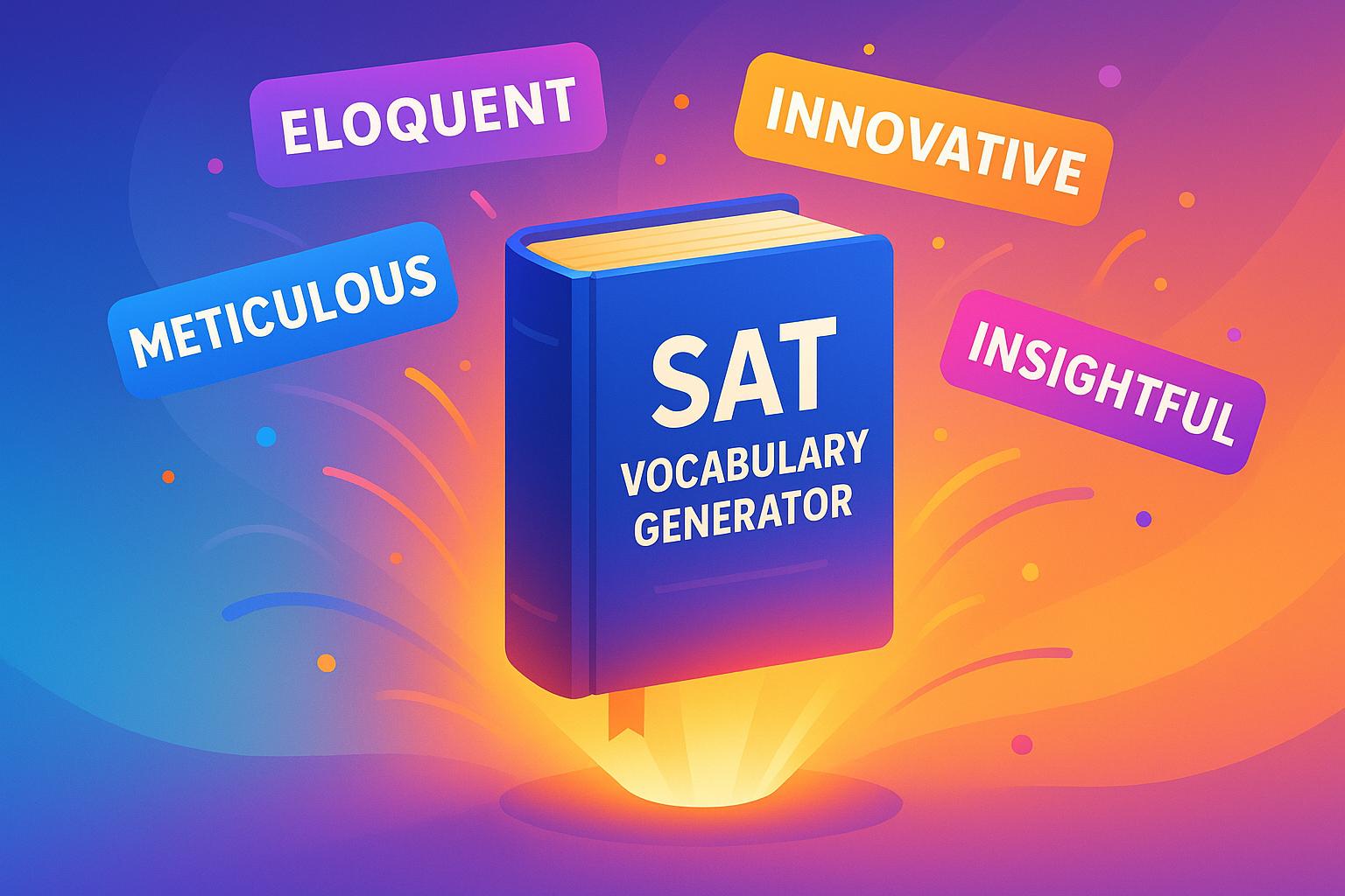 SAT Vocabulary Generator for Word Mastery
