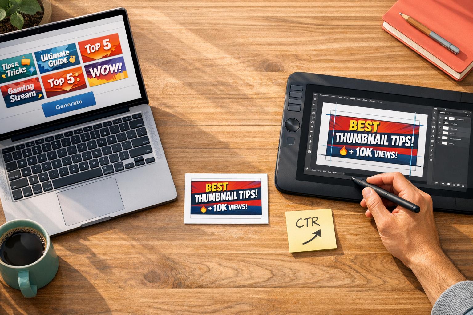 AI vs Manual Design: Best Way to Create Thumbnails | ThumbnailCreator ...