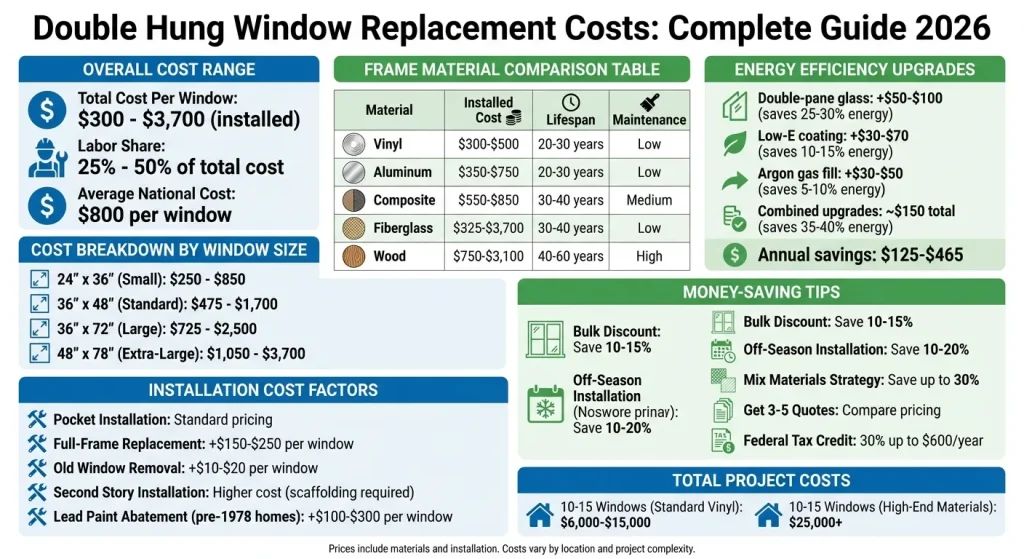 Double Hung Windows Prices