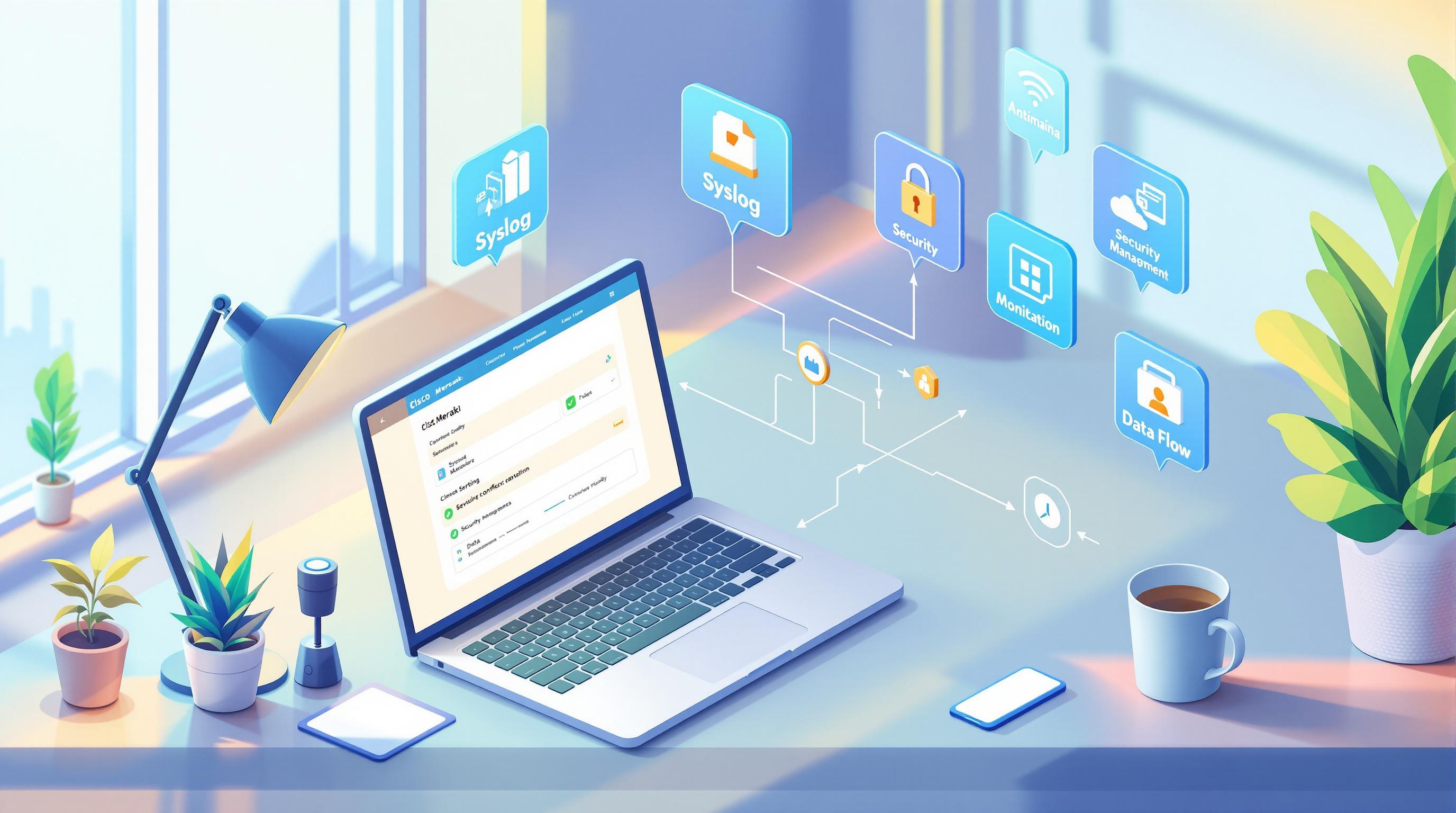 How to configure syslogs on Cisco Meraki? - LogCentral