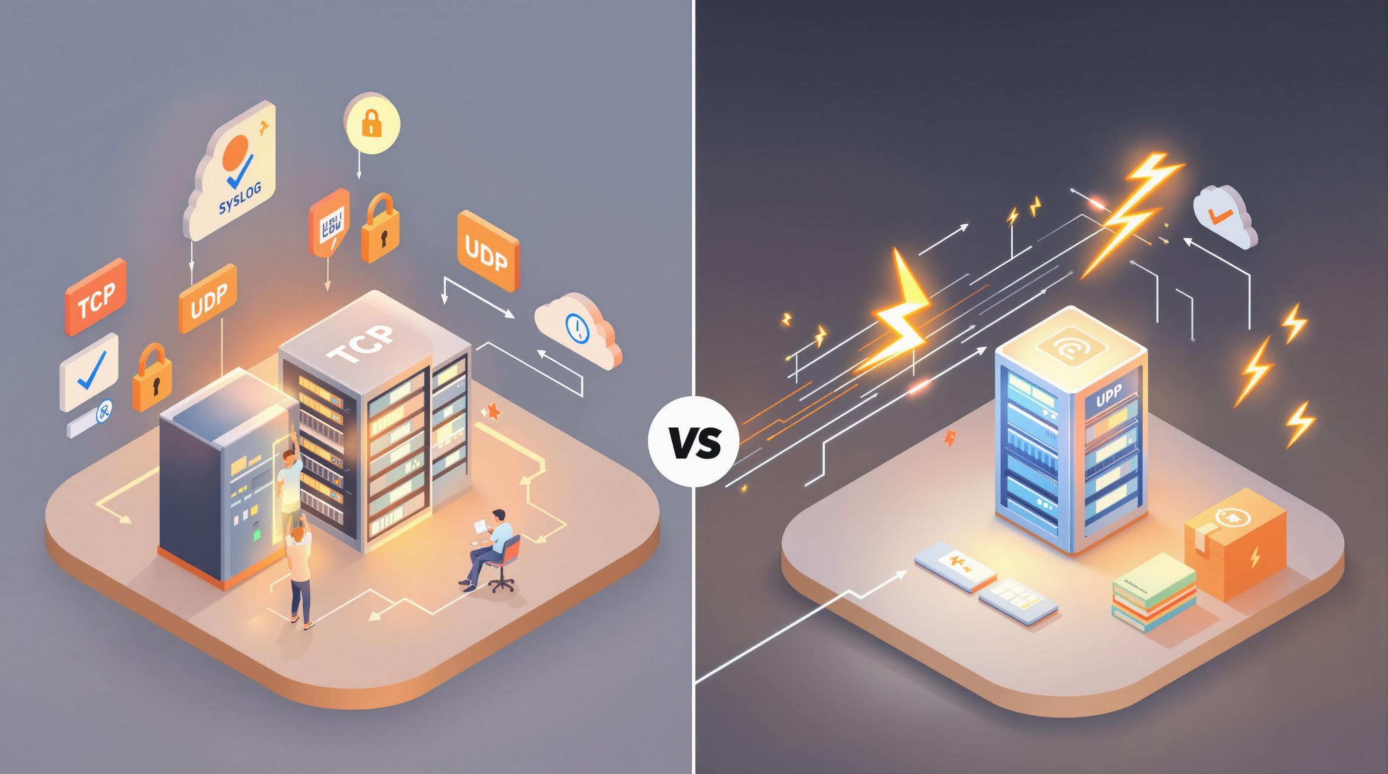 Should you use TCP or UDP to transmit your syslogs? - LogCentral
