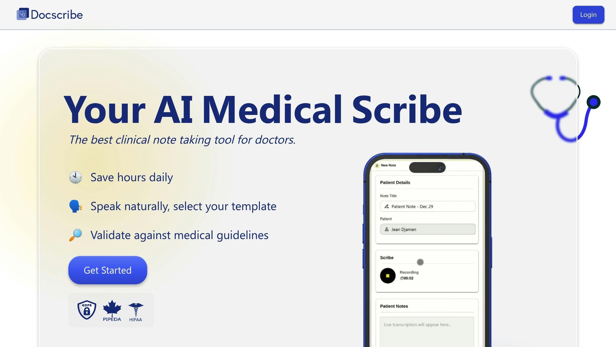 Memrizz DocScribe