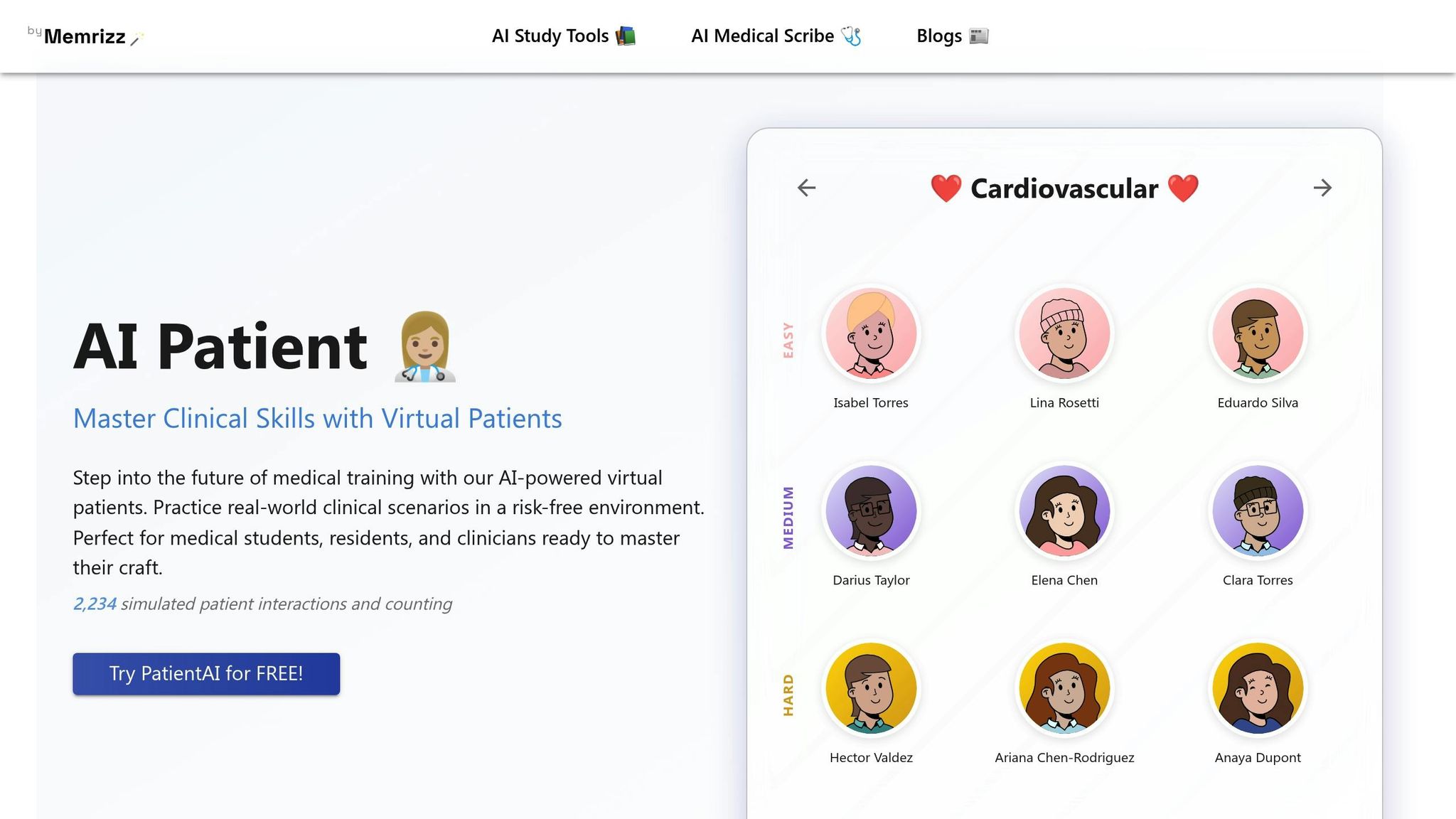 AI Patient Cases