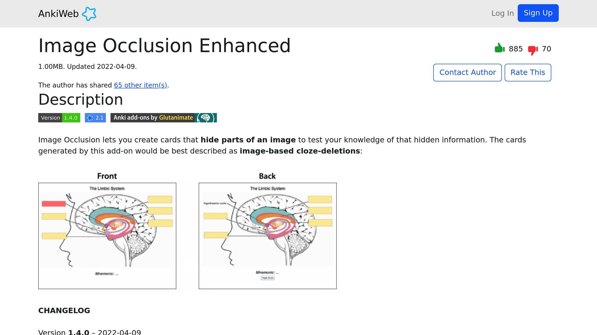 Image Occlusion Enhanced