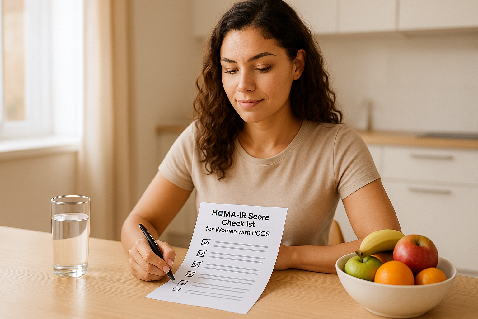 HOMA-IR Score Checklist for Women with PCOS - Oana - Posts