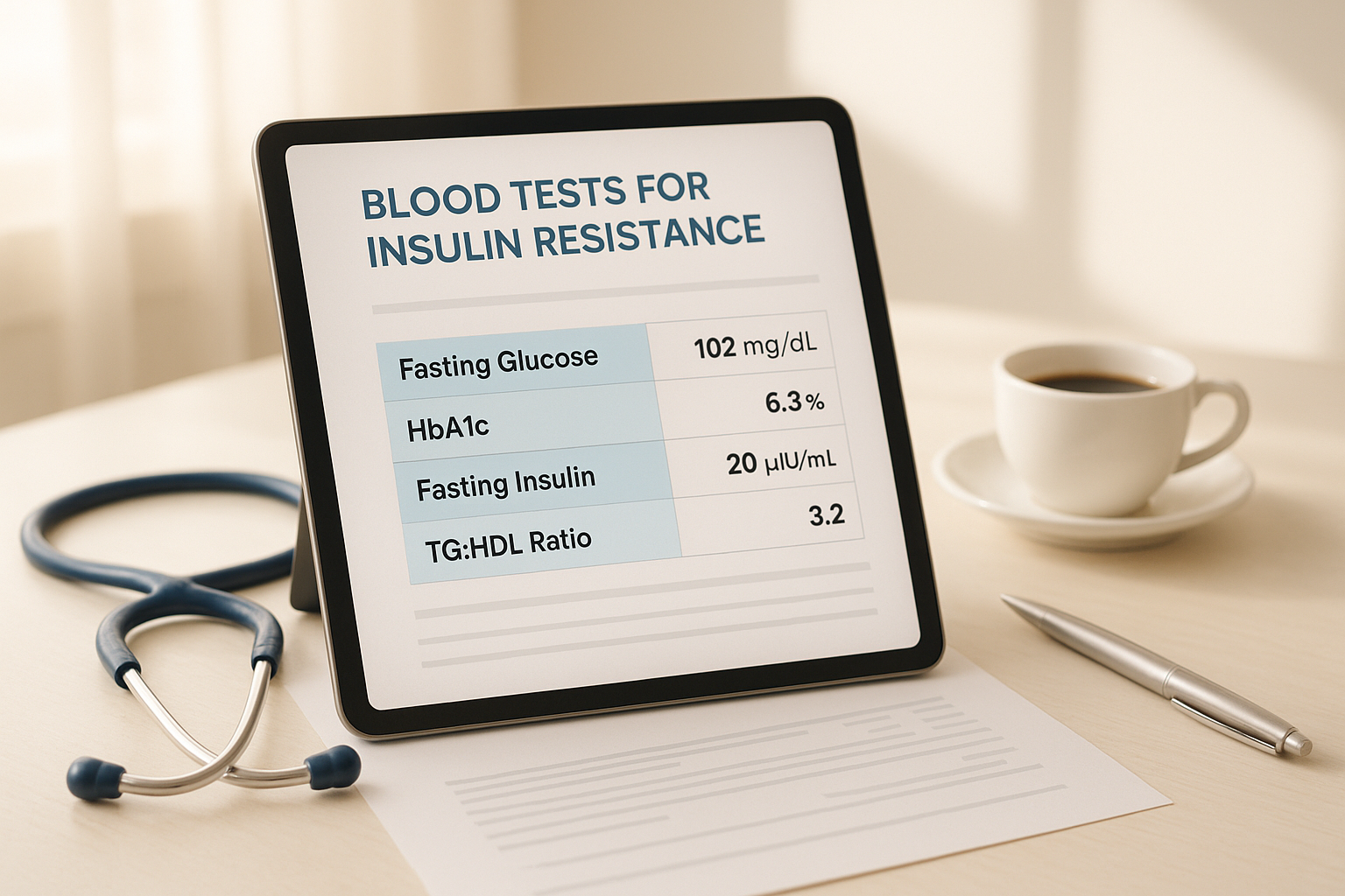 Interpreting Blood Tests for Insulin Resistance: Guidelines - Oana - Posts