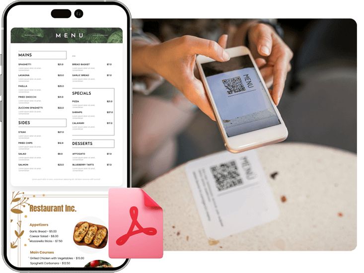 7 Best QR Code Types for Restaurant Menus | Pageloot