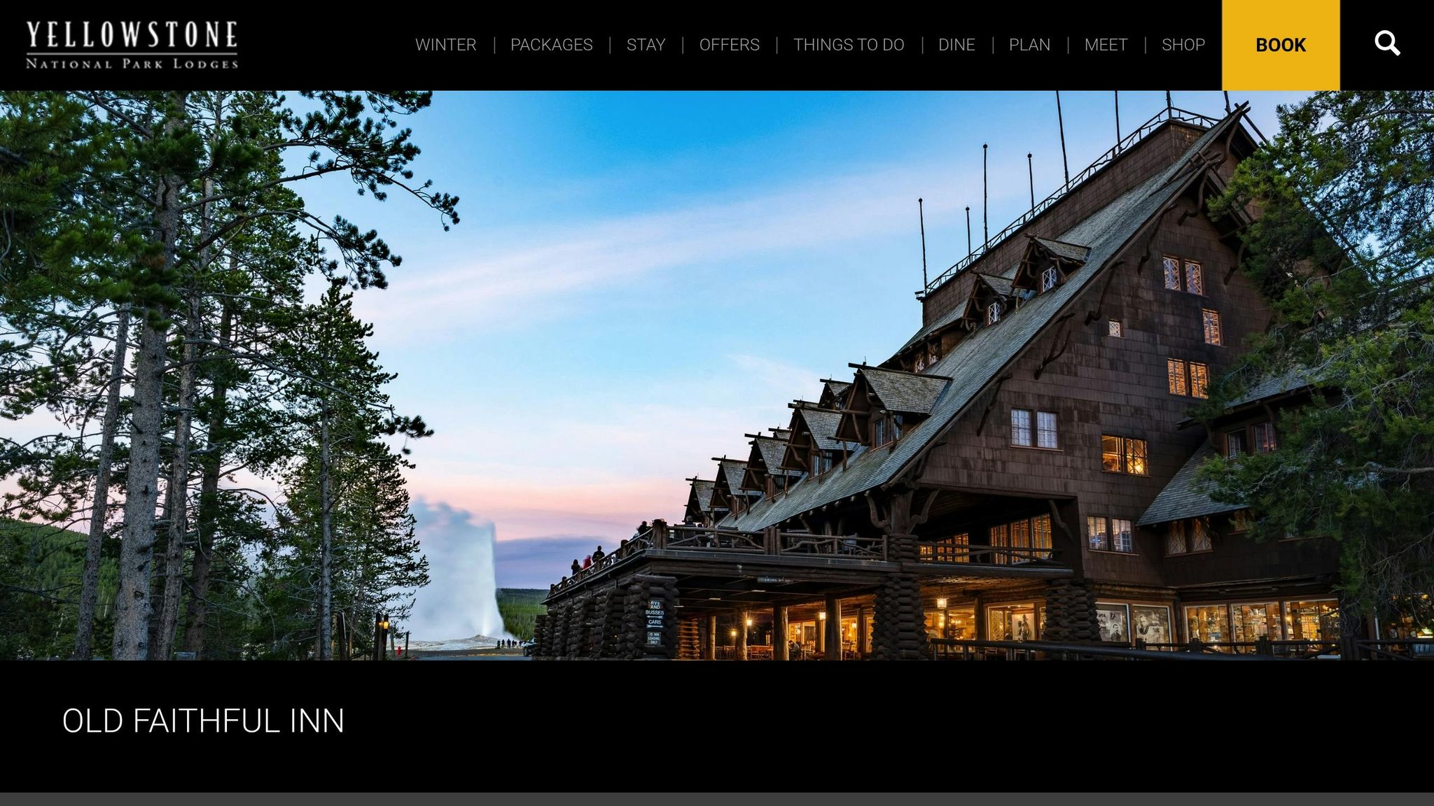 Dining at Historic National Park Lodges