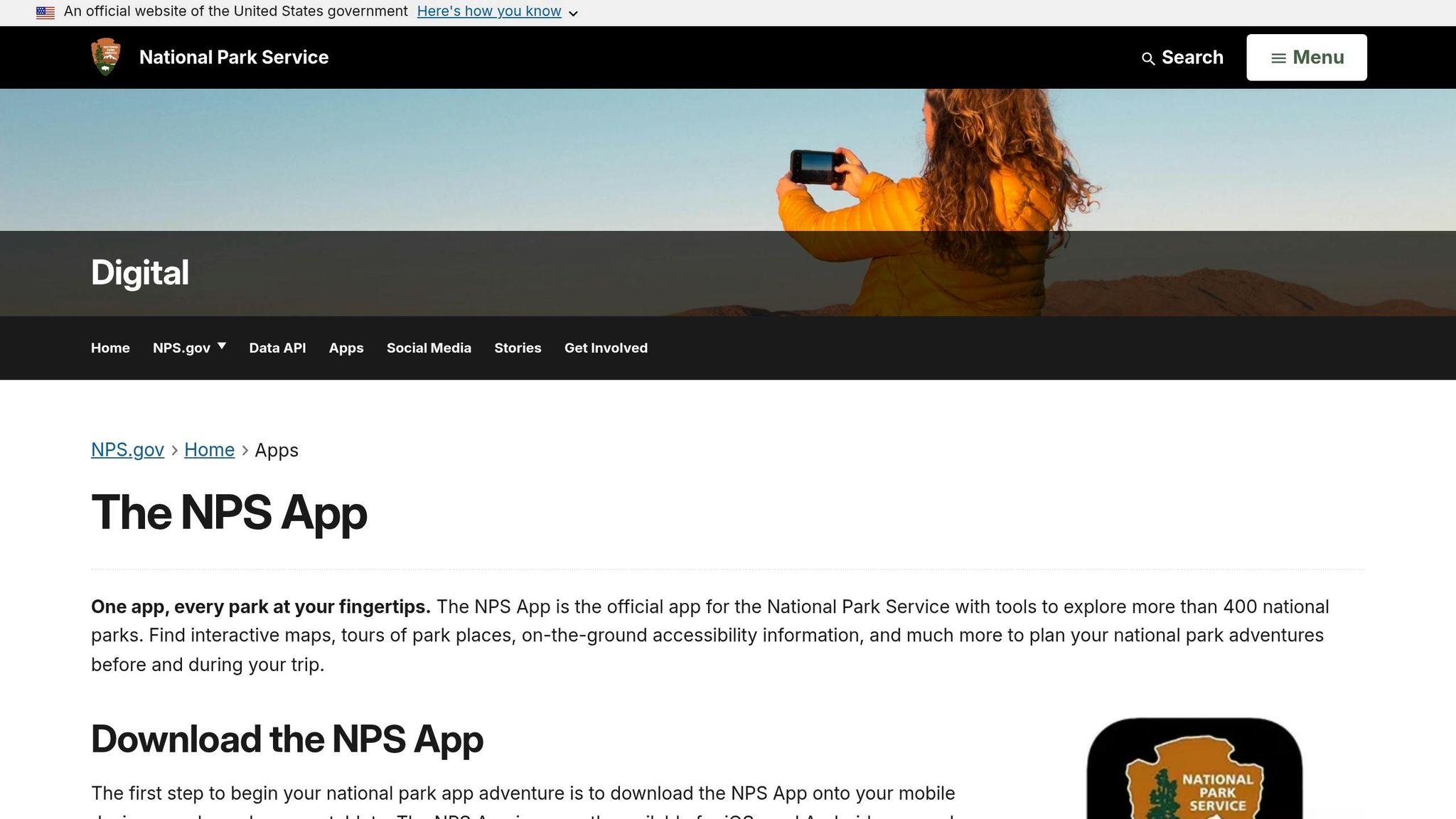 Navigation Apps for National Parks