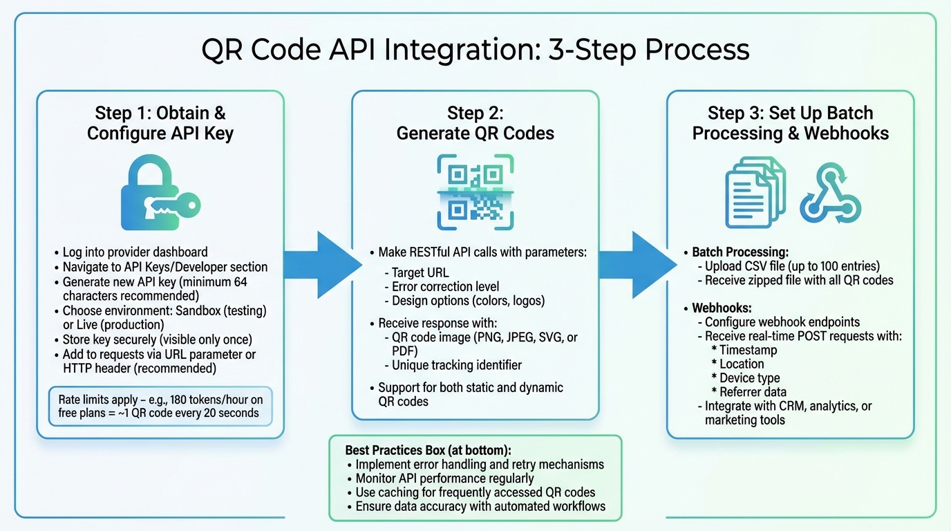 How API Integration Scales QR Code Management