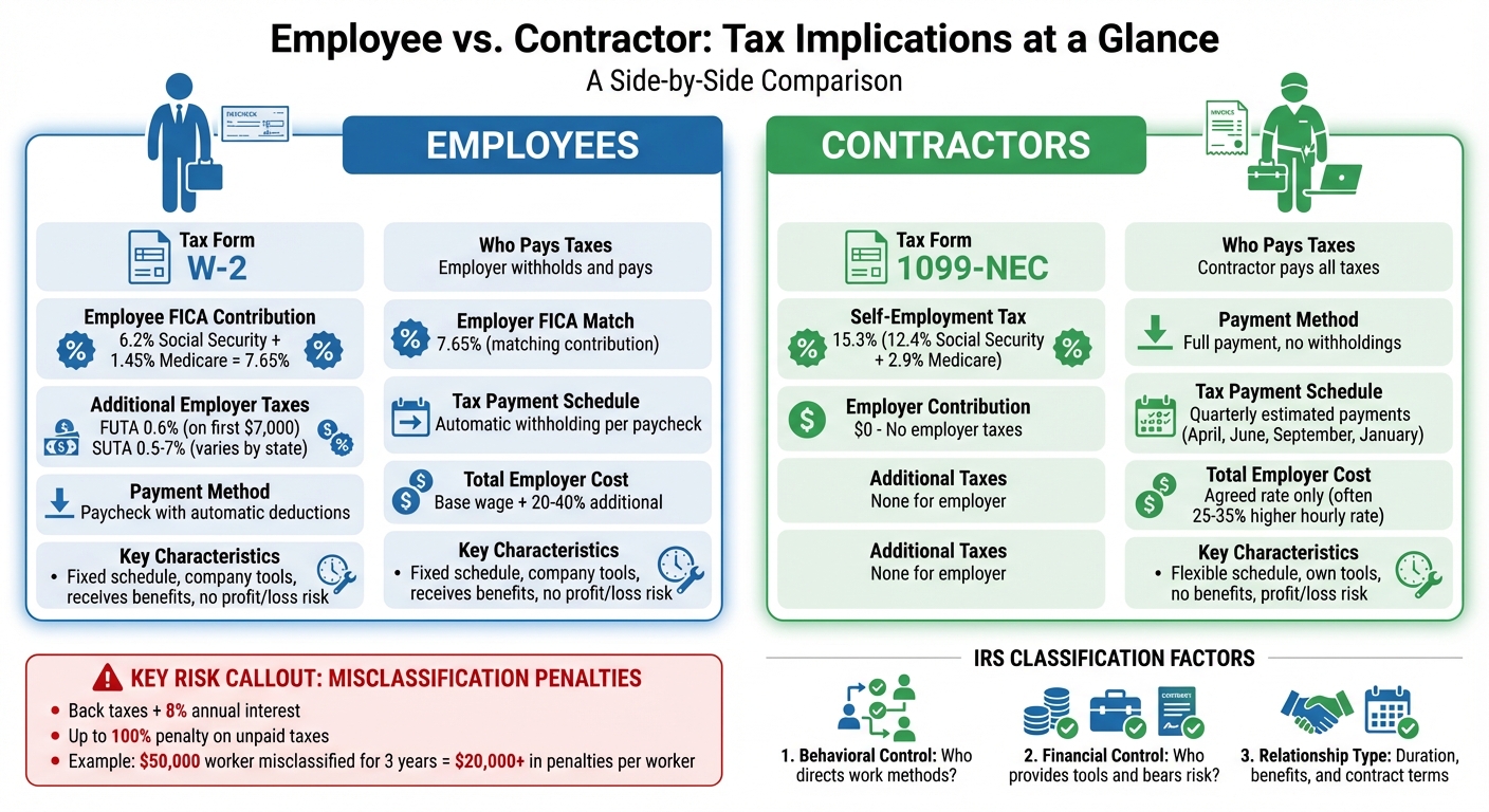 Employee vs. Contractor: Tax Implications Explained - ABLEMKR
