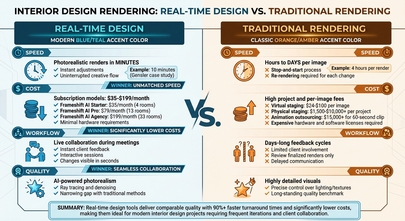 Real-Time Design vs. Traditional Rendering | Frameshift AI - AI ...