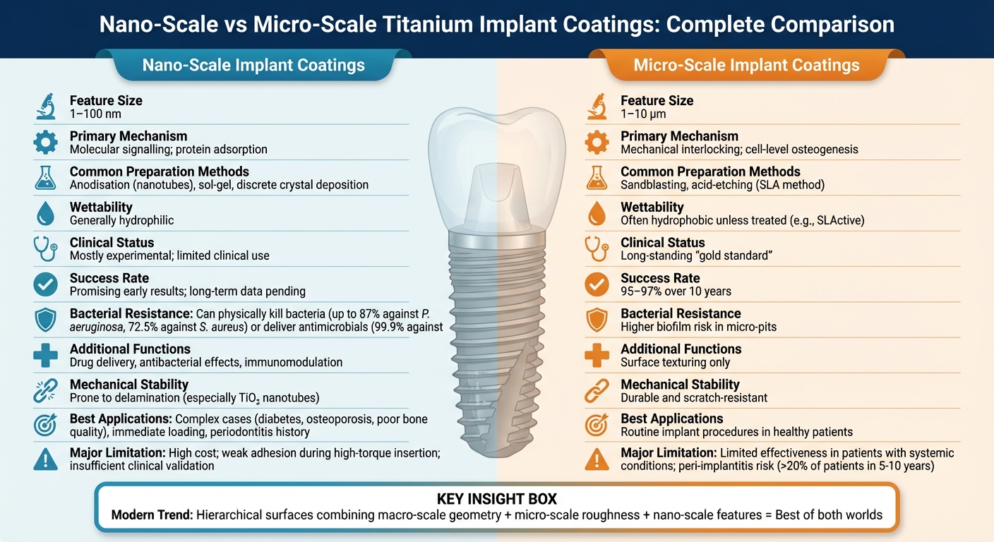 Titanium Implant Coatings: Nano vs. Micro Scale - Complete Smiles