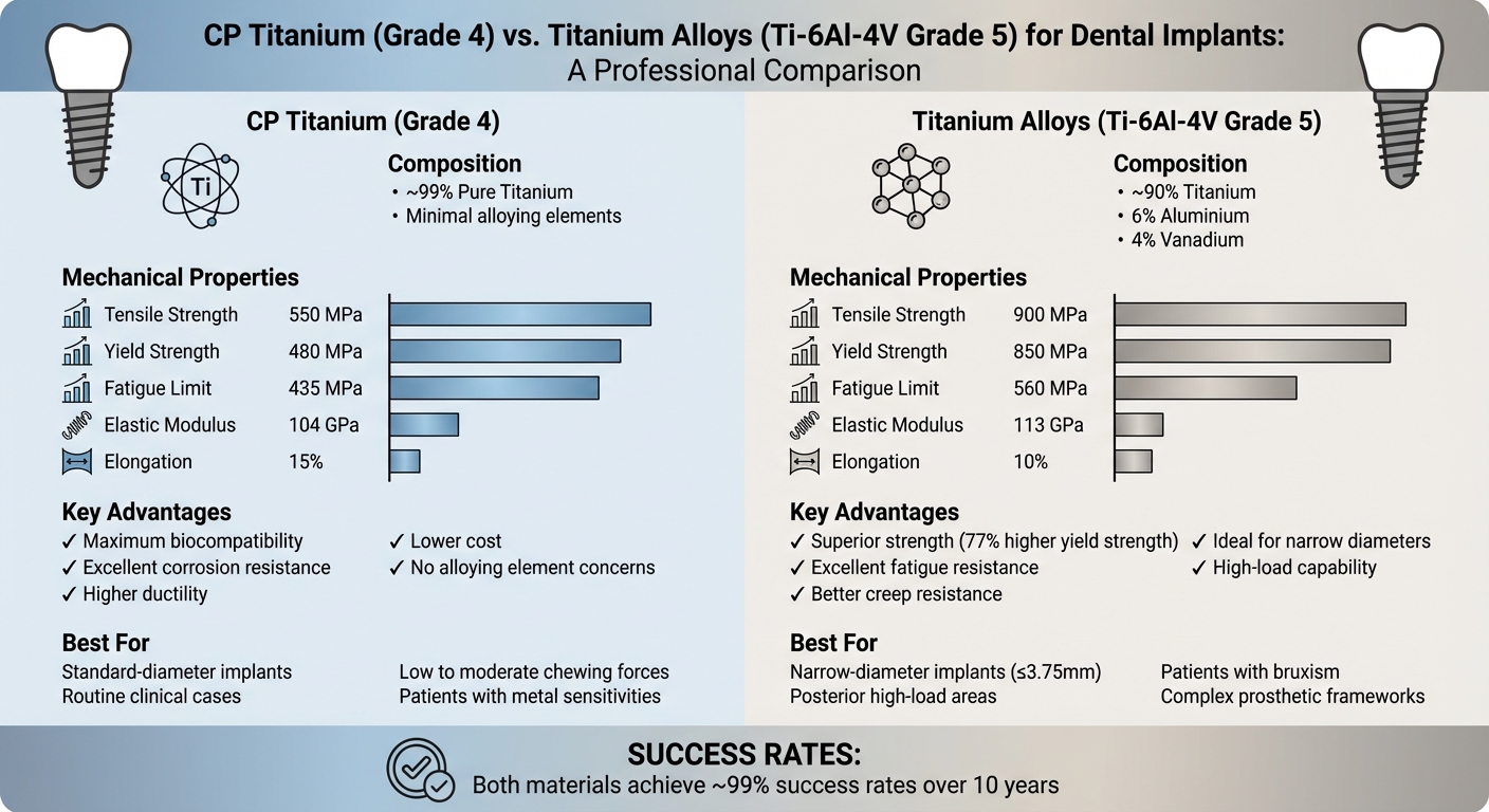 CP Titanium vs Titanium Alloys: Key Differences - Complete Smiles