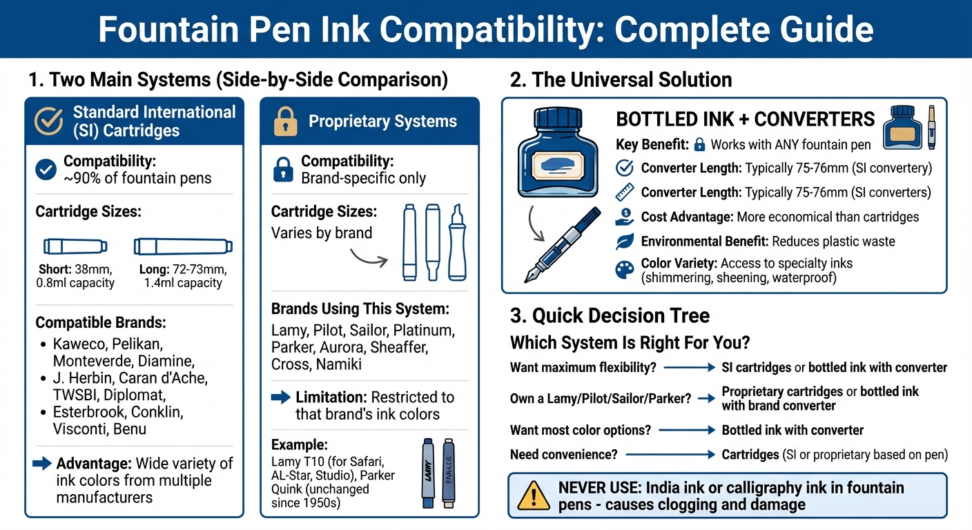 Are All Fountain Pen Inks Universal? – Fountain Pen Revolution