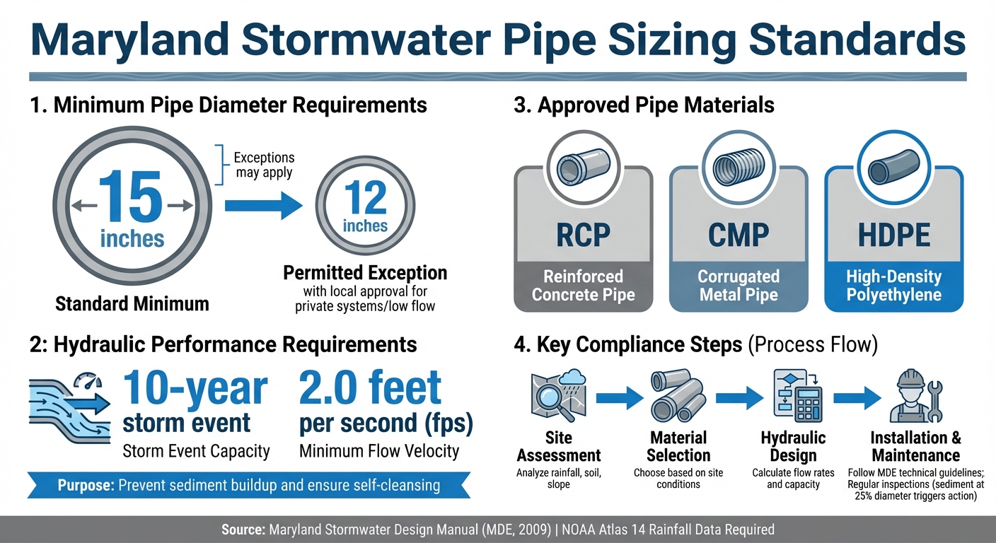 Pipe Sizing Standards in Maryland Stormwater Design - Pro Landscape