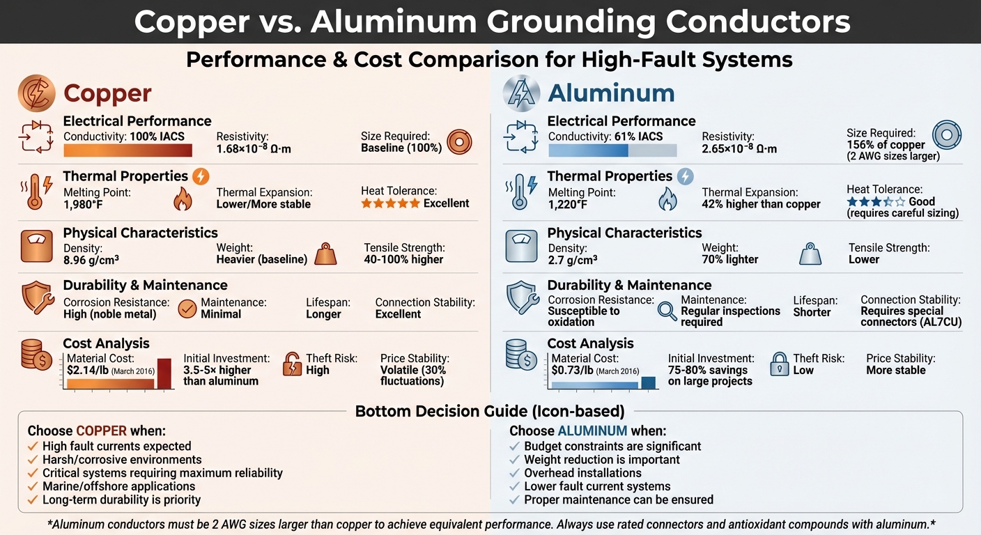 Copper vs. Aluminum: Grounding High-Fault Systems – Electrical Trader