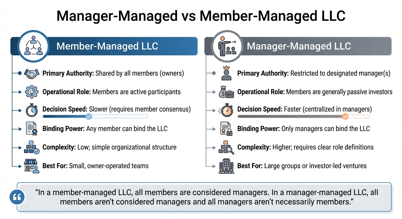 What is a Manager-Managed LLC?