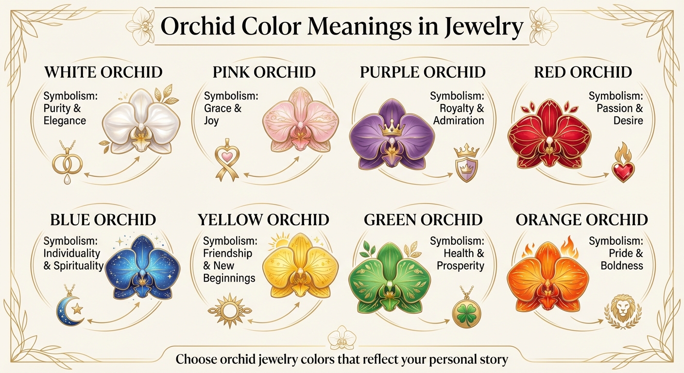 Orchid Symbolism in Jewelry: Meaning Explained – LaCkore Couture