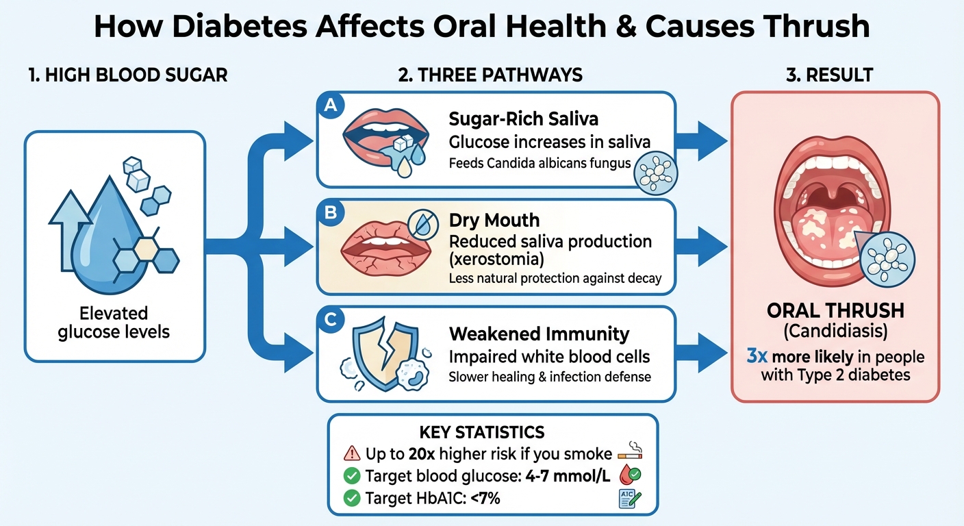 How Diabetes Affects Oral Health: Thrush Explained - Complete Smiles