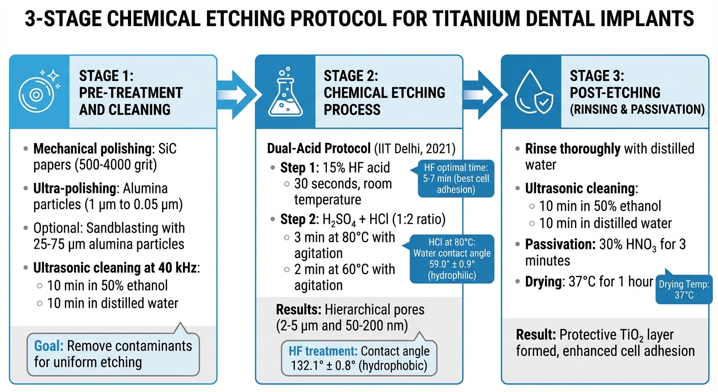 How Chemical Etching Improves Implant Surface Properties - Complete Smiles