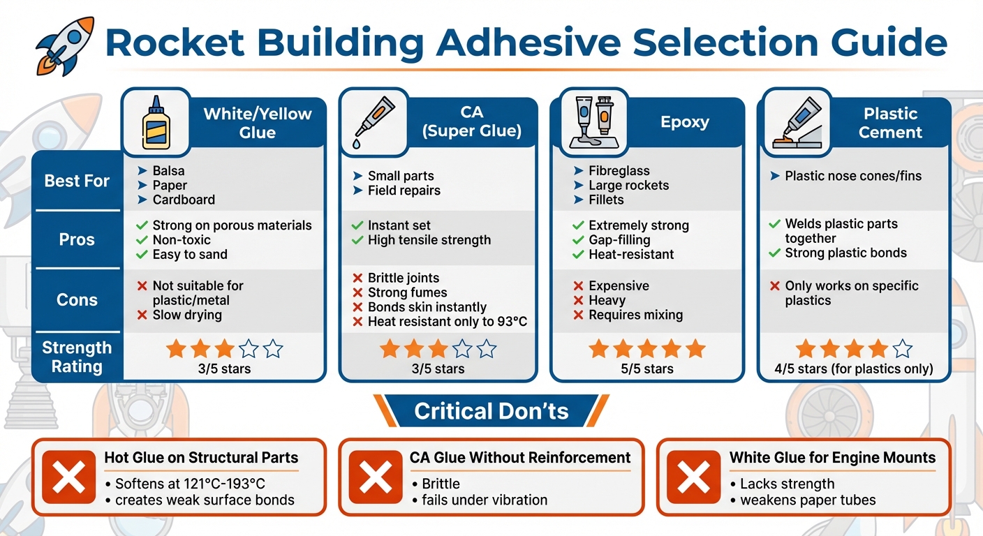 Common Glue Mistakes in Rocket Assembly – Rocketry For Schools