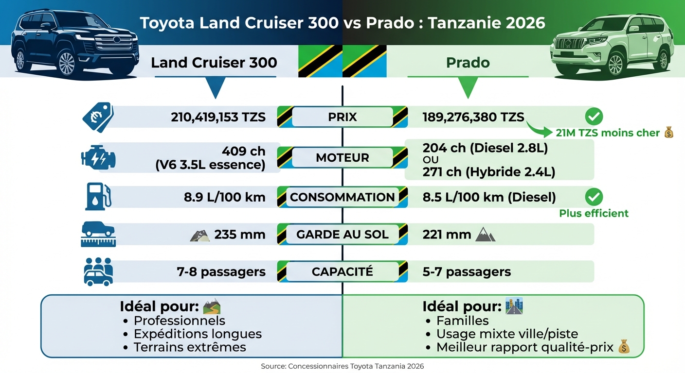 Toyota Land Cruiser vs Prado: Best Choice in Tanzania (2026) - AutoMag.tg