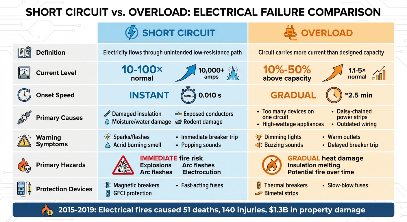 Short Circuits vs. Overloads: Key Differences – Electrical Trader