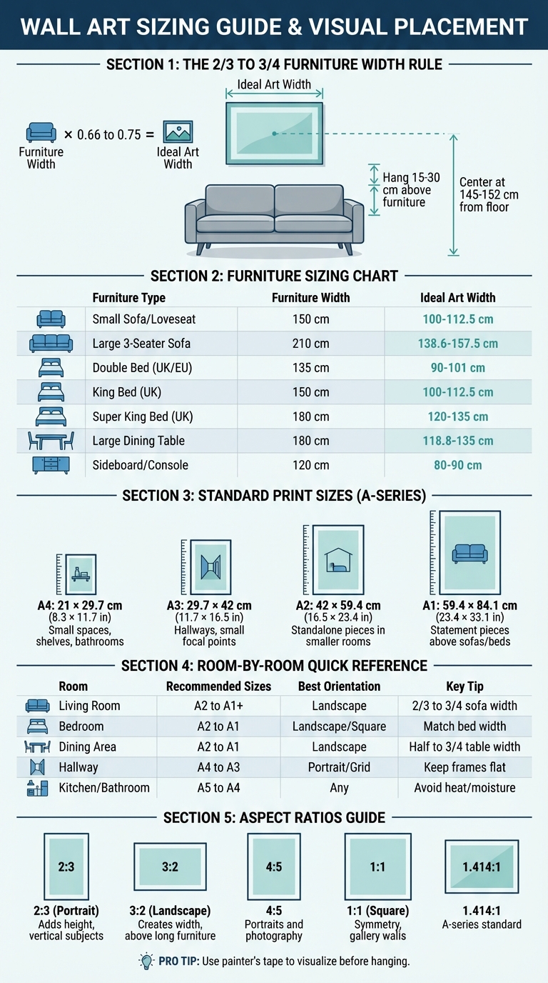 Wall Art Size Guide: Choosing the Right Proportions – OMG KITTY