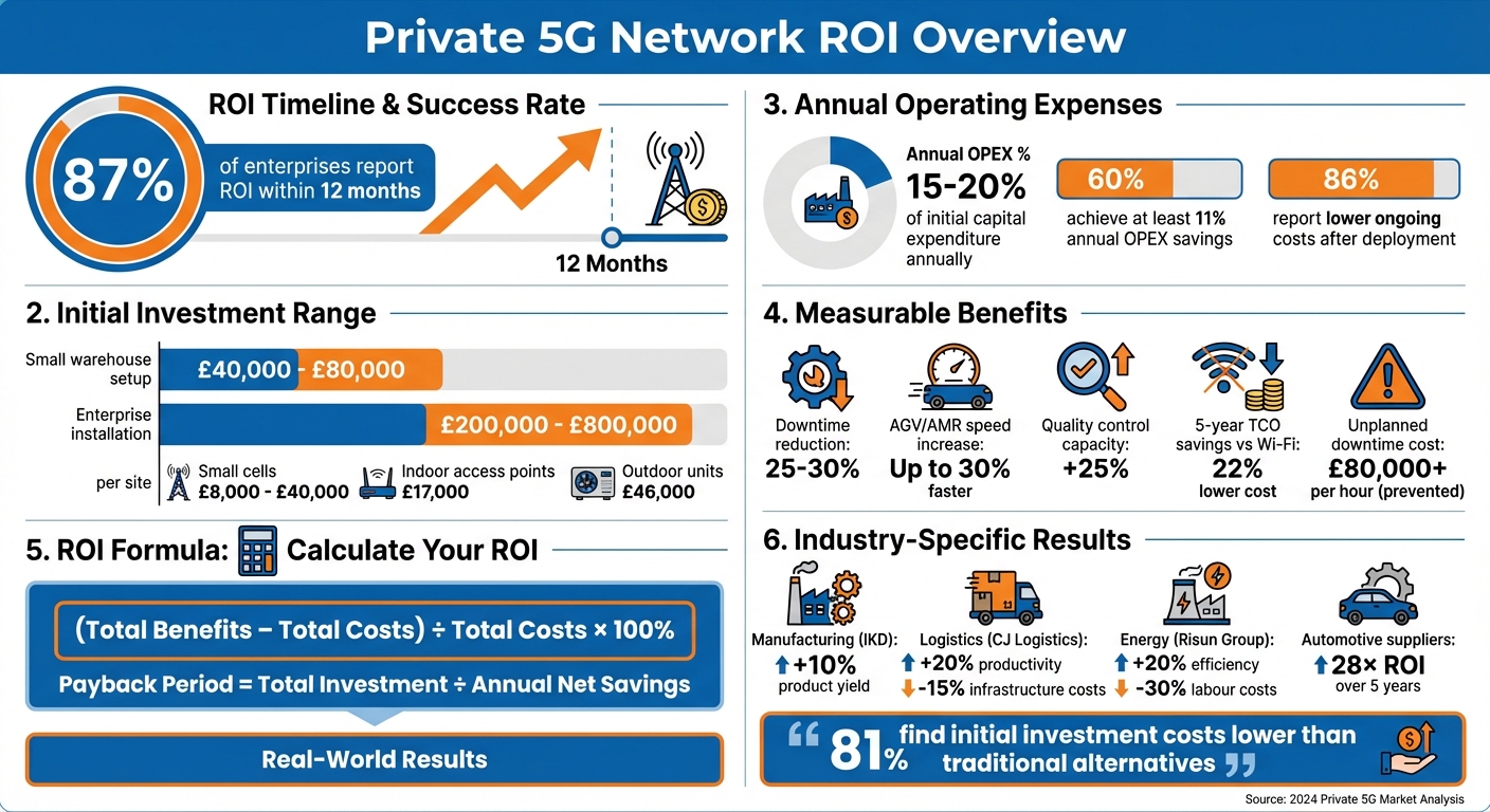How to Calculate ROI for Private 5G Network Deployment