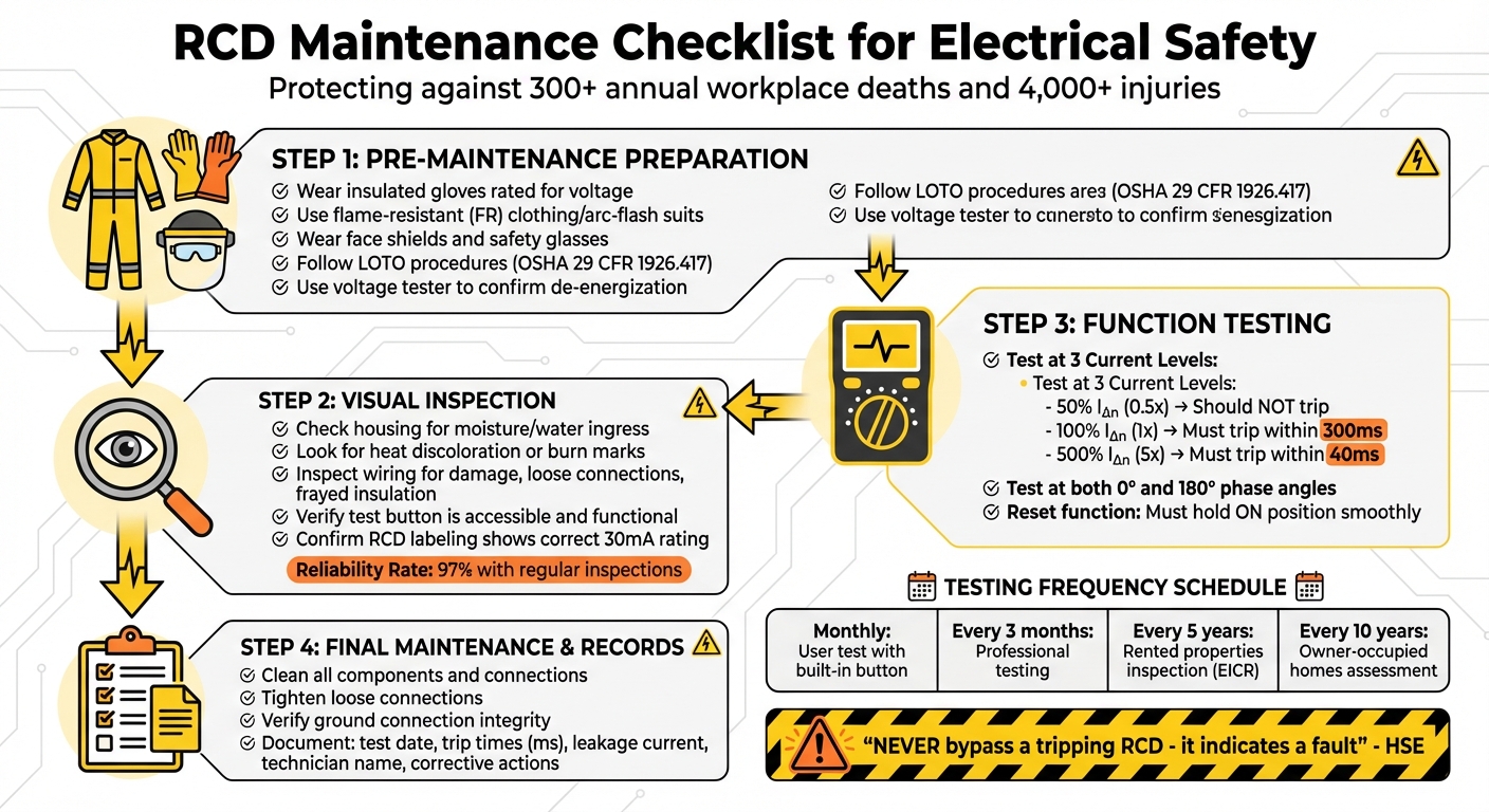 RCD Maintenance Checklist for Safety – Electrical Trader