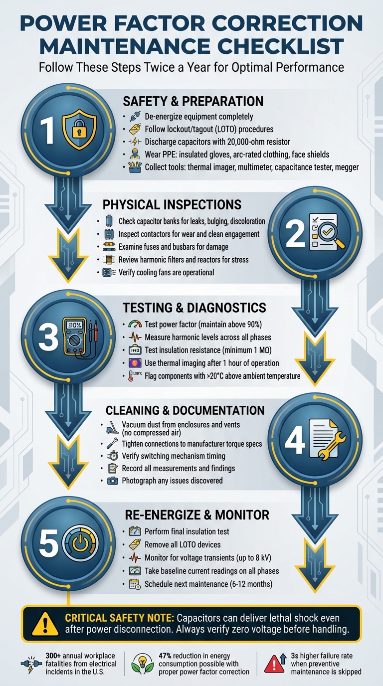 Power Factor Correction Maintenance Checklist – Electrical Trader