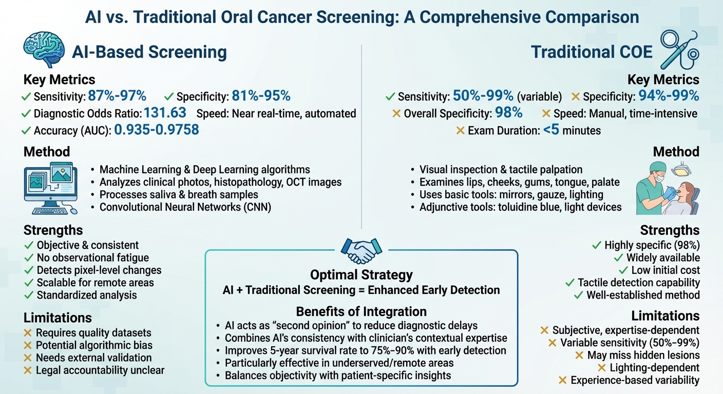 AI vs. Traditional Oral Cancer Screening - Complete Smiles