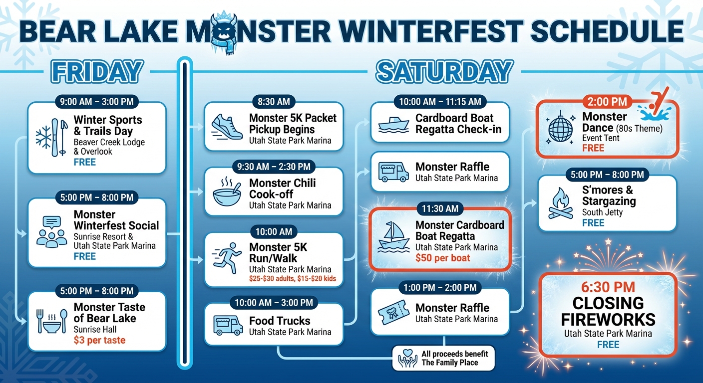 Complete Guide to the Annual Bear Lake Monster Winterfest - Utah Guide