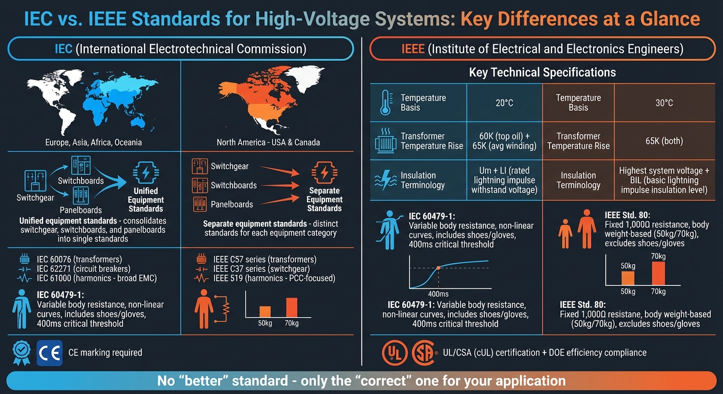 IEC vs IEEE: High-Voltage Standards Guide – Electrical Trader
