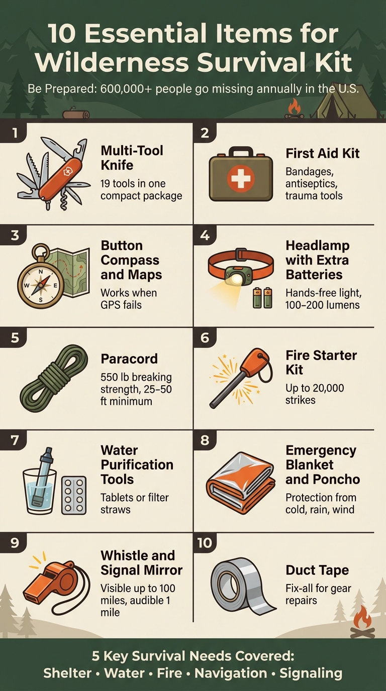 Wilderness Survival Kit Essentials