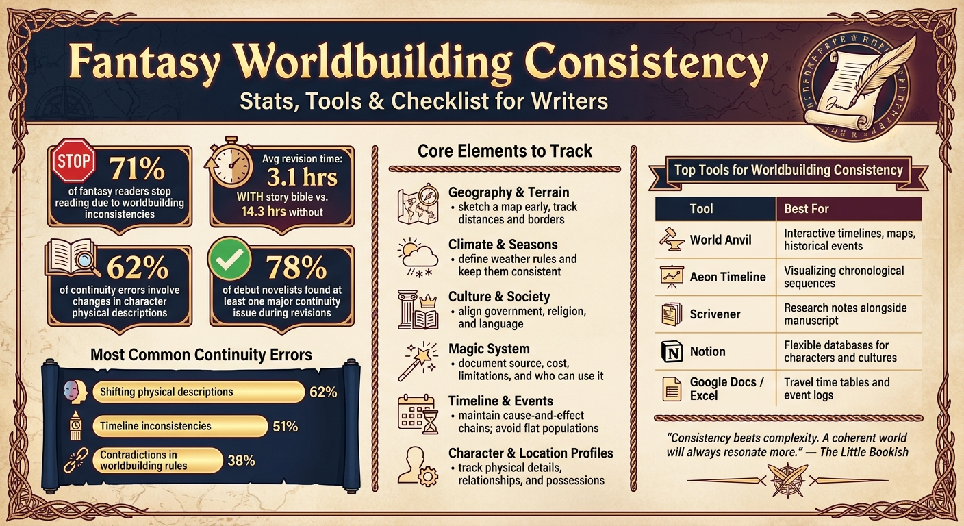 Fantasy Worldbuilding Checklist: How to Keep Your Story Consistent ...
