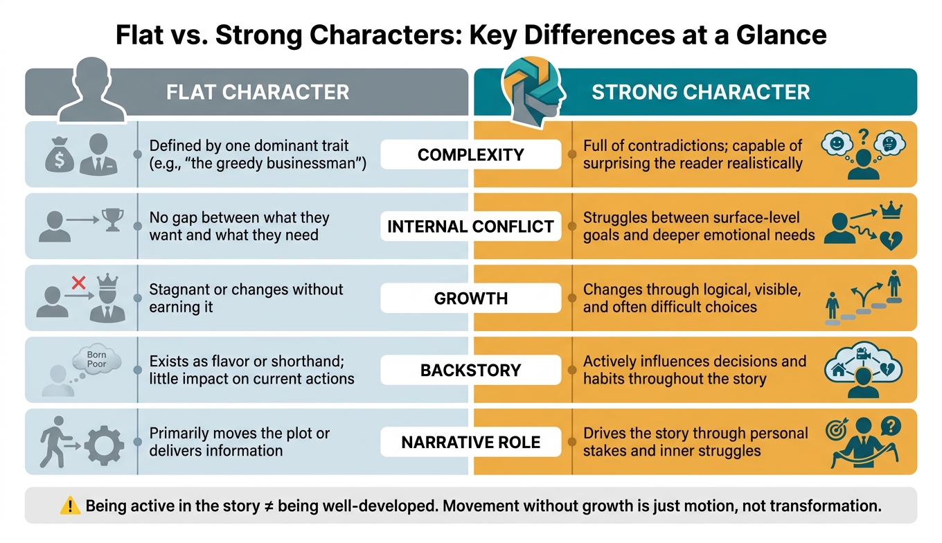 Character Arc Guide: How to Revise Flat Characters Into Stronger ...
