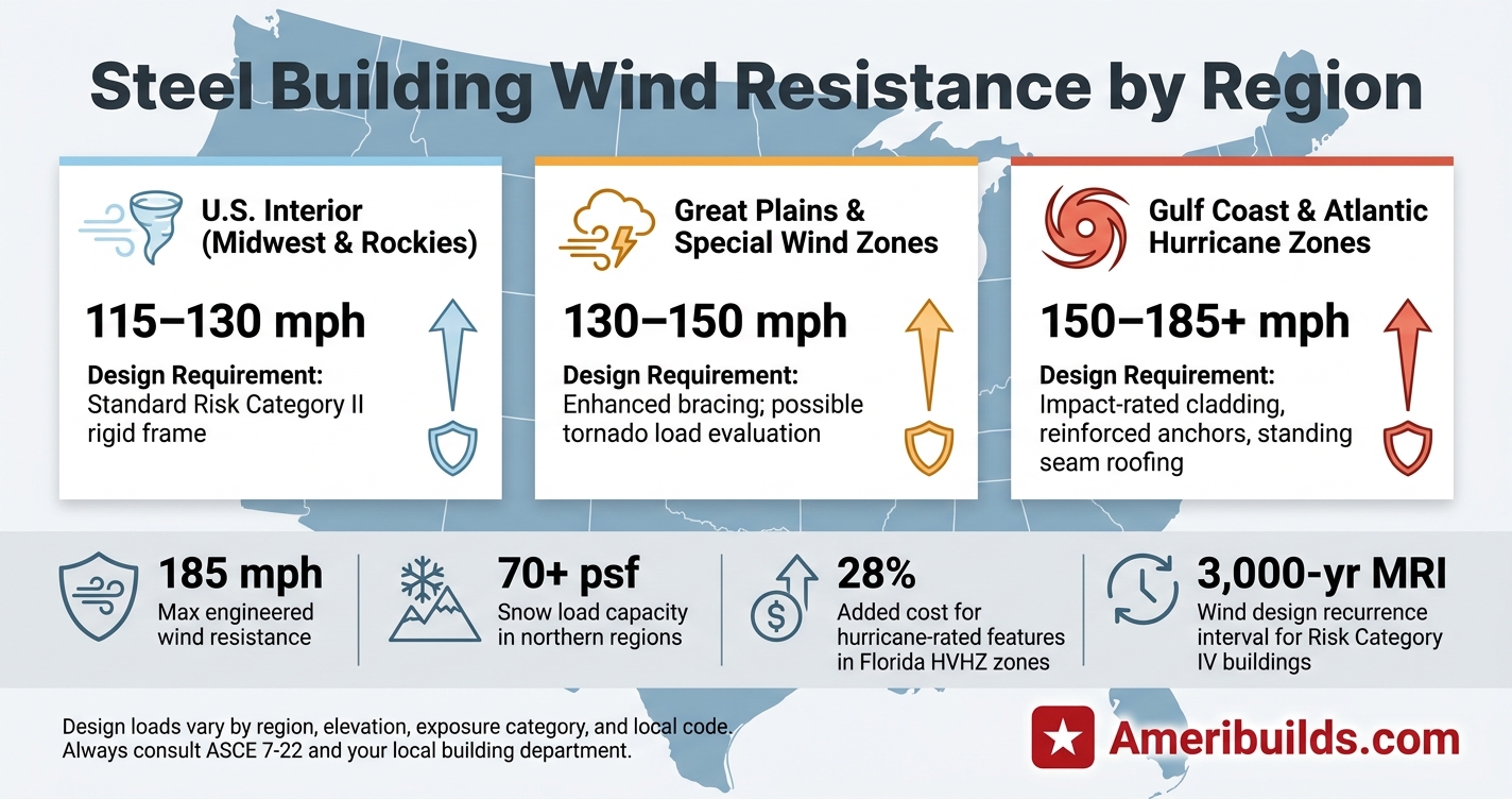 How Steel Buildings Handle Extreme Weather - Ameribuilds