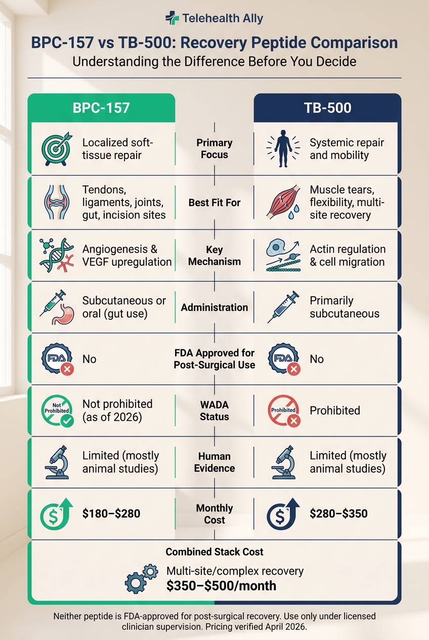 Ultimate Guide to BPC-157 and TB-500 Recovery | Telehealth Ally